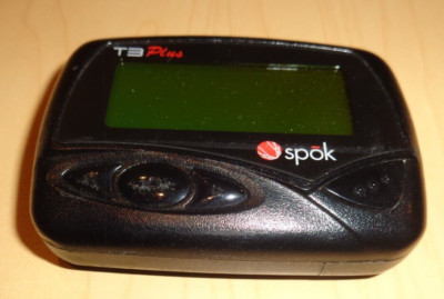 Sun Telecom T3 Plus Black 1-Way LCD Display Alpha Numeric Secure Pager ...