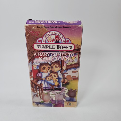 Maple Town (VHS 1998) A Baby Comes To Maple Town BLOCKBUSTER VIDEO f.h ...