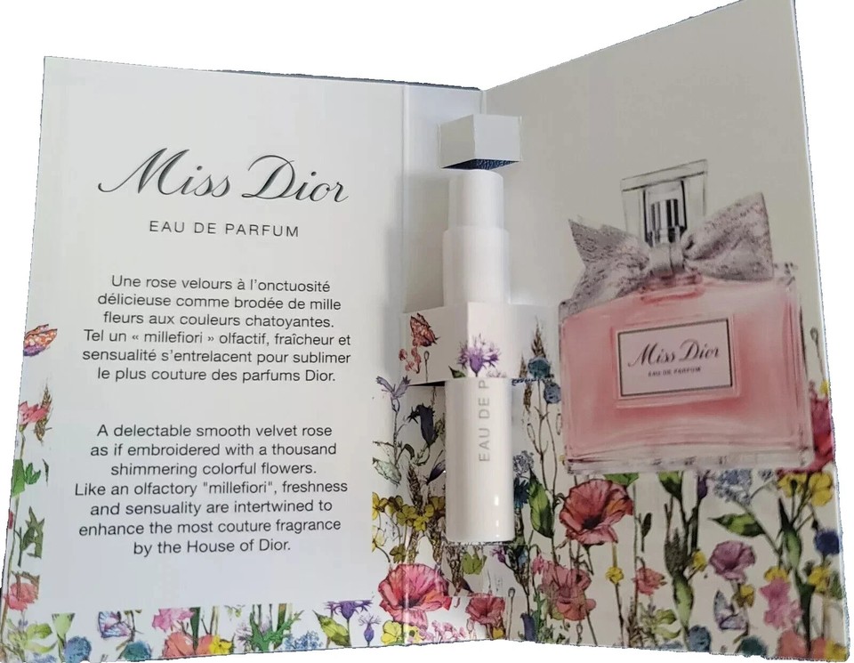 3x Dior Miss Dior Eau de Parfum EDP Sample Sprays .03oz, 1ml Each New ...