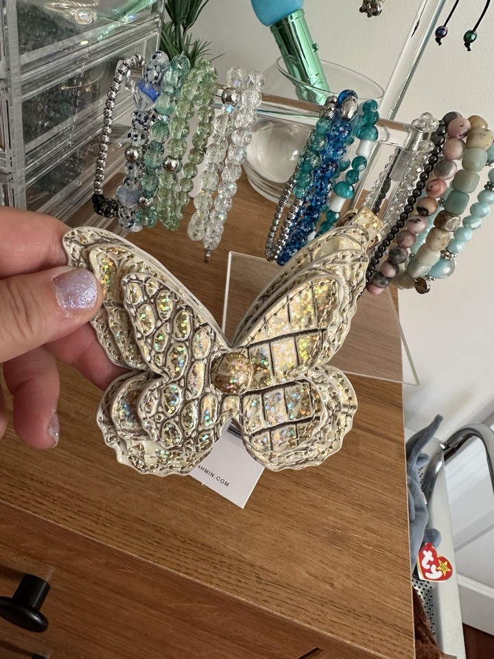 Brahmin Butterfly Hologram Melbourne Tassle-BNWT | eBay