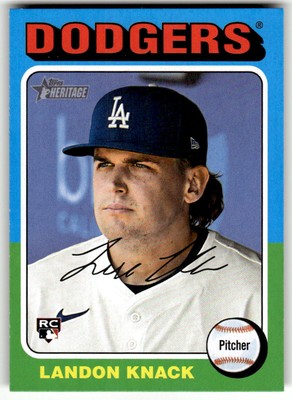 2024 Topps Heritage #532 Landon Knack Los Angeles Dodgers RC Baseball ...
