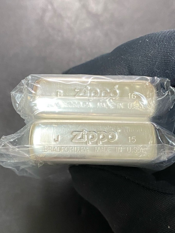 ZIPPO MEVIUS Rare design 2 pieces Limited Front engraving 2015 2016 ...