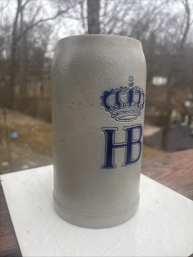 HB Hofbrauhaus HB Crown Logo Munich German Bavarian Stoneware Beer ...