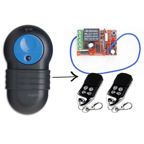 Merlin M802/M872 Receiver Garage Door Remote Upgrade Kit For Prolift ...