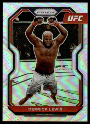 2021 Panini Prizm UFC Silver Derrick Lewis G5 #100 | eBay
