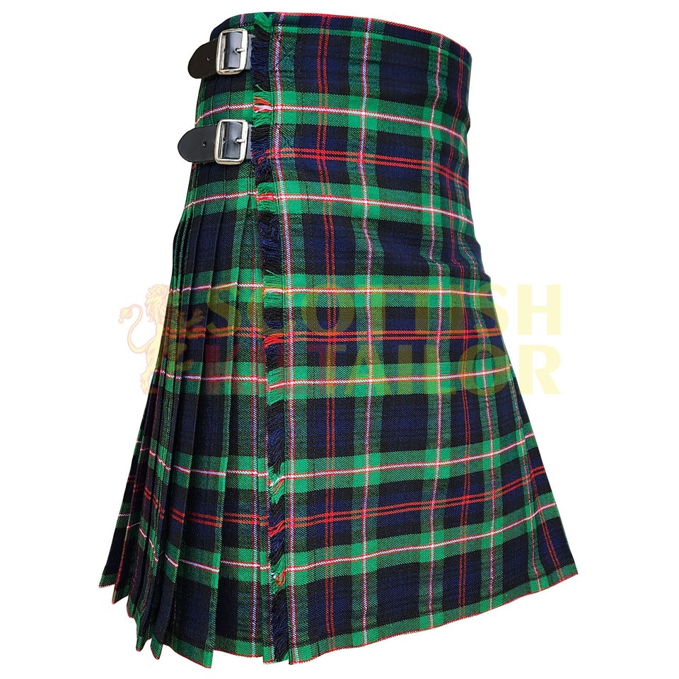 Scottish Handmade Traditional MacKenzie Morgan Tartan Kilt For Men ...