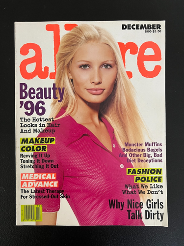 Allure Magazine December 1995 Beauty Makeup Color Why Nice Girls Talk ...
