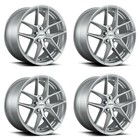 Set 4 Rotiform R133 Flg 18x8.5 5x112 Gloss Silver Wheels 18" 45mm Rims ...