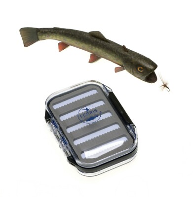 Ultralight Waterproof Fly Box - Double Sided 3" x 4" Pocket Size, blue ...