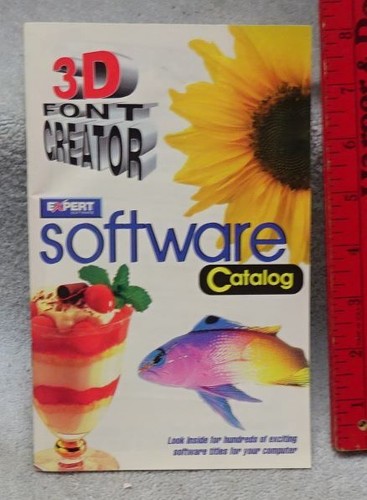 * Vintage - EXPERT SOFTWARE - Computer Program - Colorful CATALOG ...