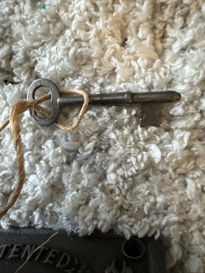 1863 Civil War Era Antique Rim Lock & Original Key – Mint Cast Iron ...