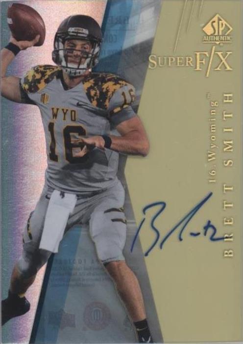 2014 SP Authentic - Super Fx Brett Smith #19 Gold Autographs (AU, RC ...