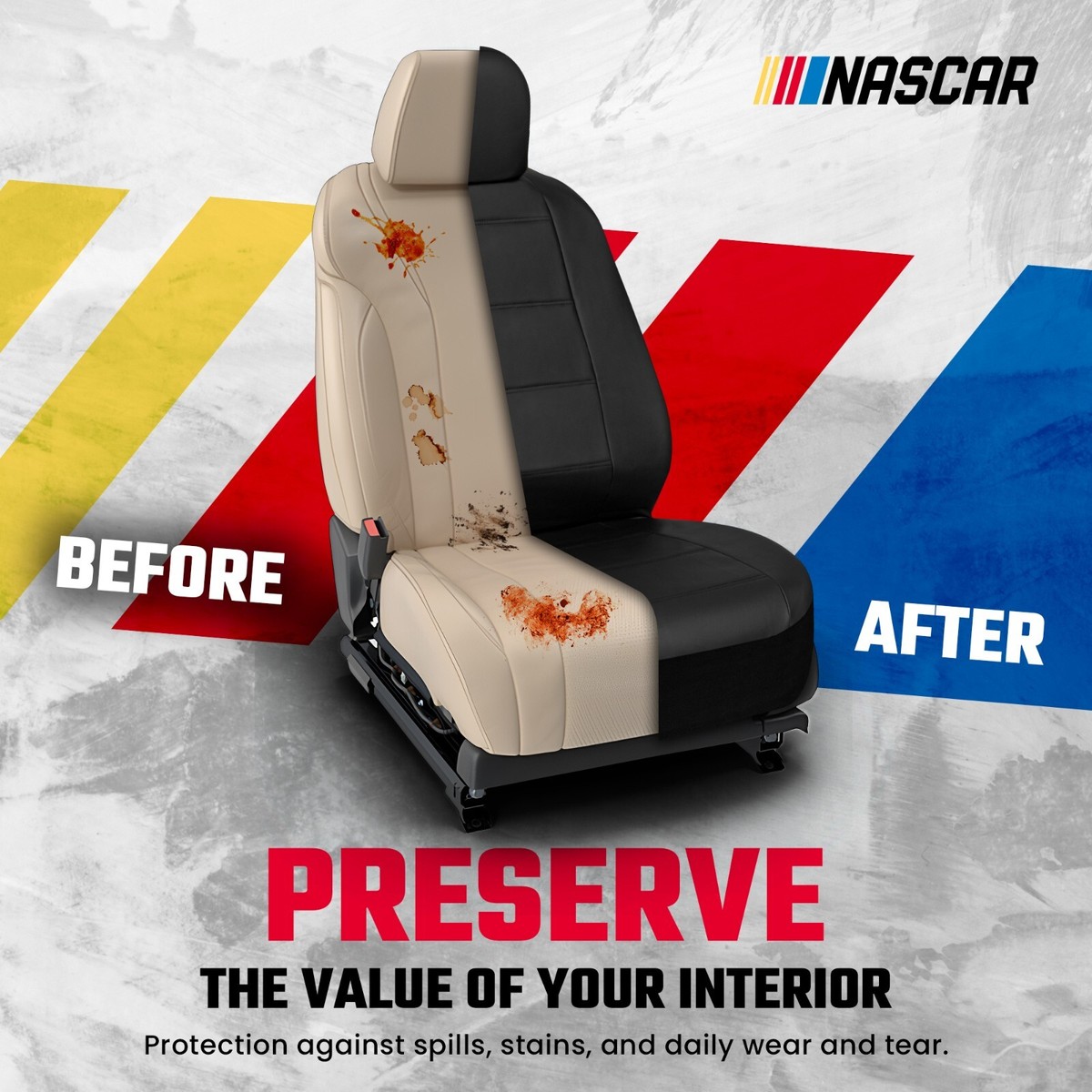 Nascar Seat Covers For Cars XtremeAuto® Universal Waterproof