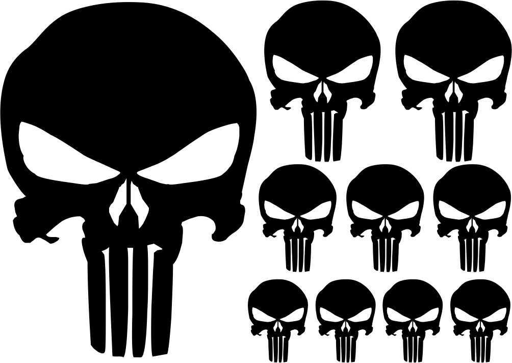 Punisher Skull Vector
