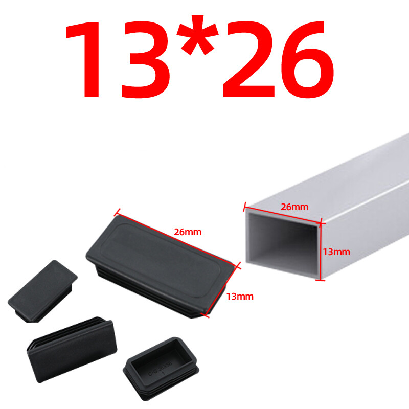 Square Plastic End Caps Blanking Plugs Box Section /Tube Inserts ...