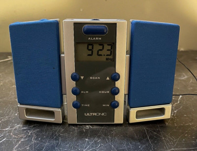 Ultronic Alarm Travel Clock Radio 4"H x 6.25"W-Fully Tested! | eBay