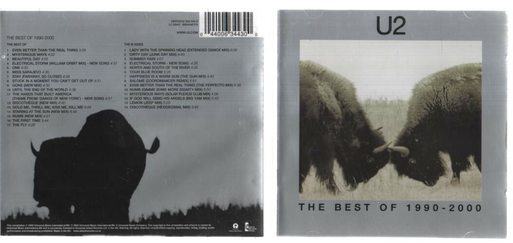 U2 - The Best Of 1990-2000 & B-Sides (2002 double CD album) | eBay UK