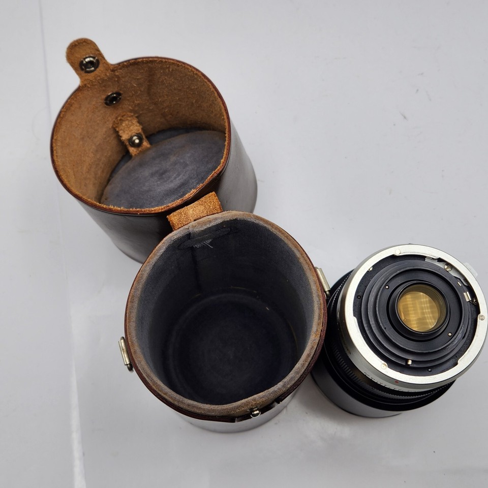 Topcon UV Topcor 200mm F4 Telephoto Prime Lens w/ Case & Front Cap ...