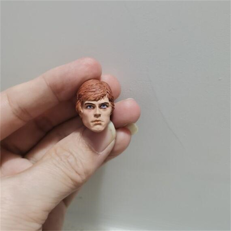 Painted 1/12 Scale Star Wars The Luke Skywalker Head Sculpt Fit 6" SHF ...