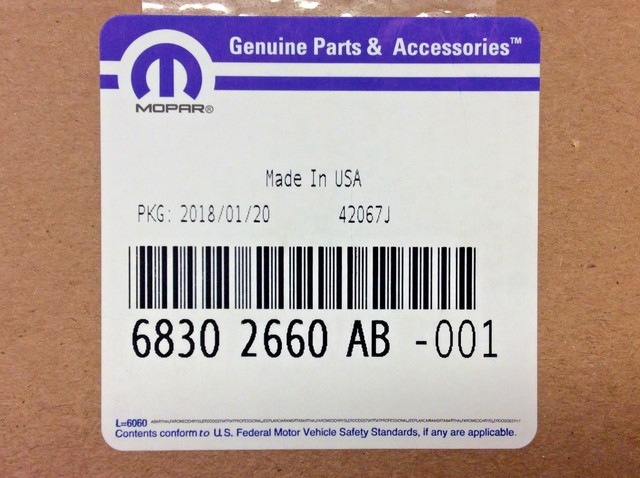 2014-2017 Dodge RAM Grille - Active Shutter 68302660AB OE for sale ...