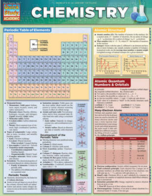 Chemistry (Quick Study Academic) - Cards By BarCharts, Inc. - VERY GOOD ...