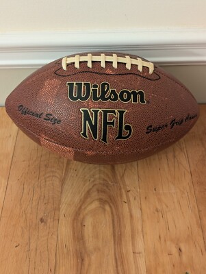 Wilson NFL Official Size Football Super Grip Cover AFC NFC F1795 Pro ...