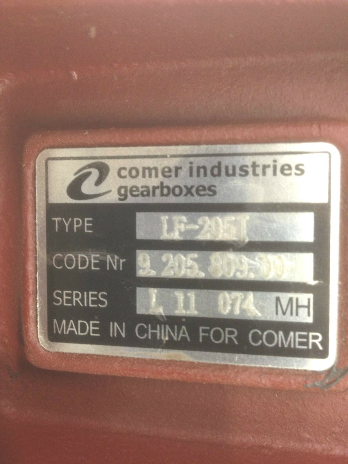 Comer Type Grass Topper T Gearbox LF205J LF135A Fleming Abbey Conor LSM ...