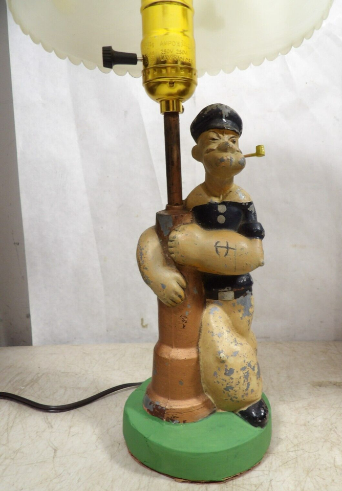 Vintage/Antique 1935 Popeye The Sailor Man Table Lamp | eBay