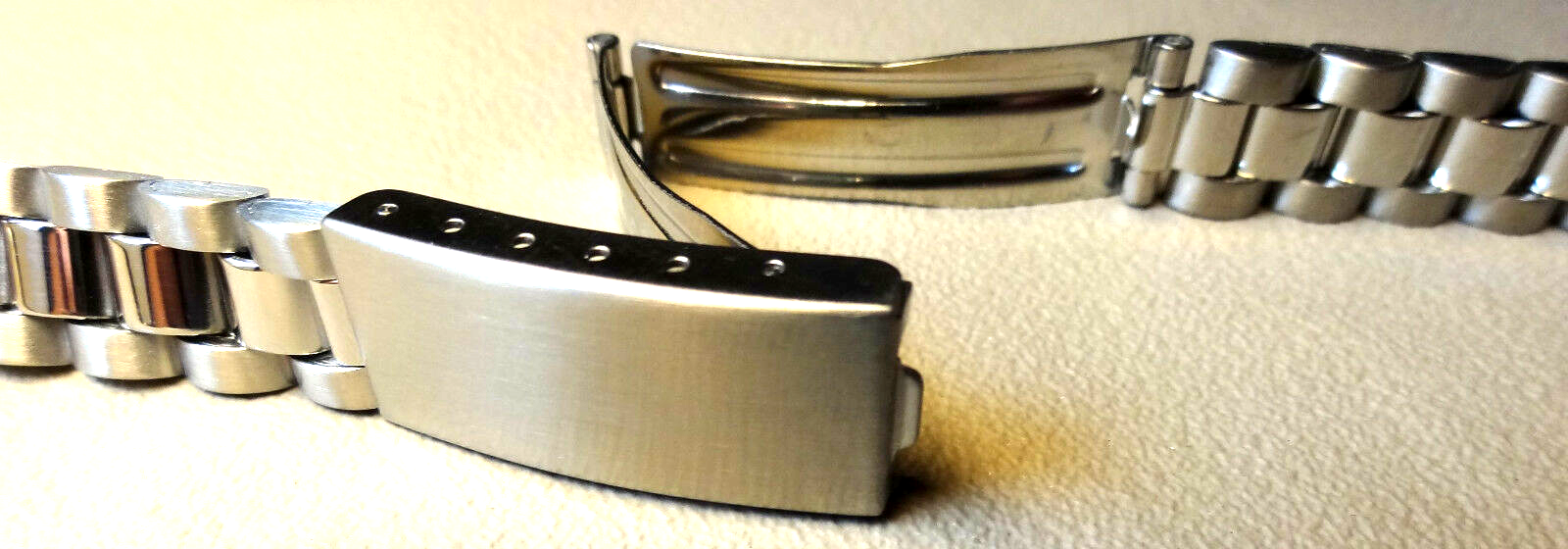 New Silver Tone Stainless Steel Adjustable Clasp 11mm 12mm 13mm 14mm ...