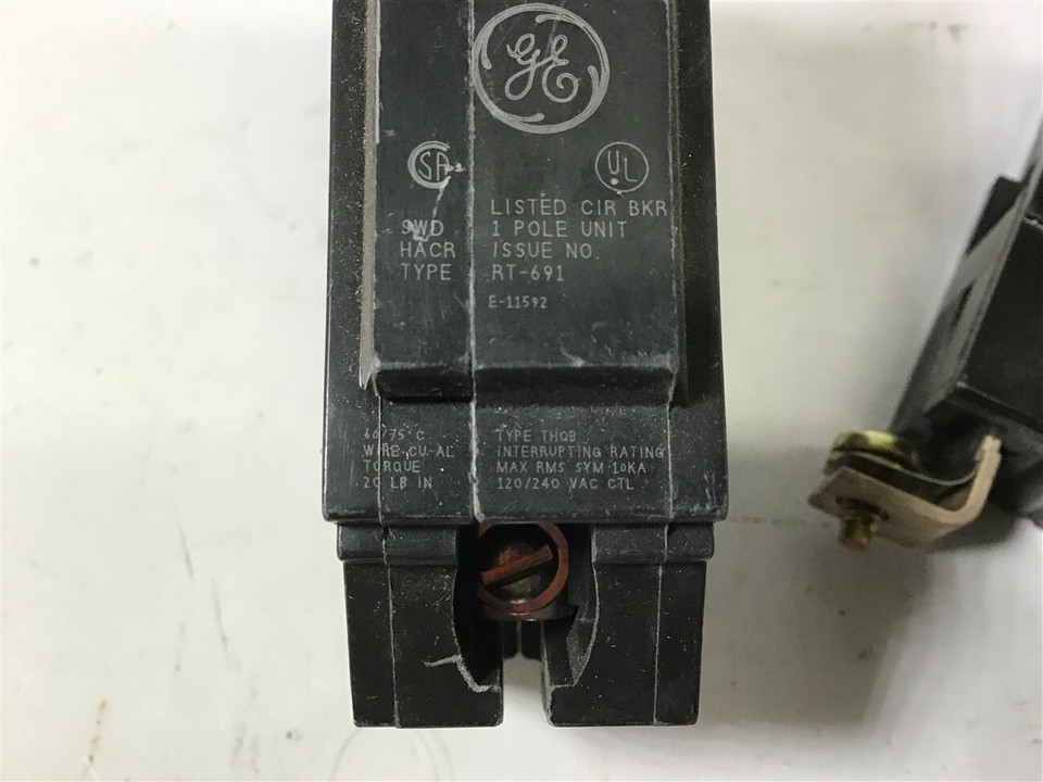 Ge Single Pole 20 Amp Circuit Breaker | eBay