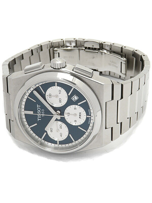 TISSOT PRX PRX Automatic Chronograph T137.427.11.041.00 Men's Automatic ...