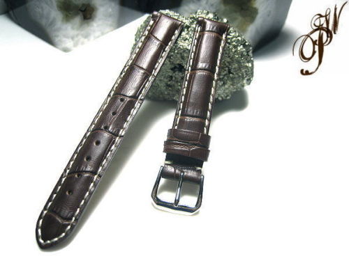 Genuine Leather Band Strap.bracelet FITS Longines Evidenza 14mm x14 or ...