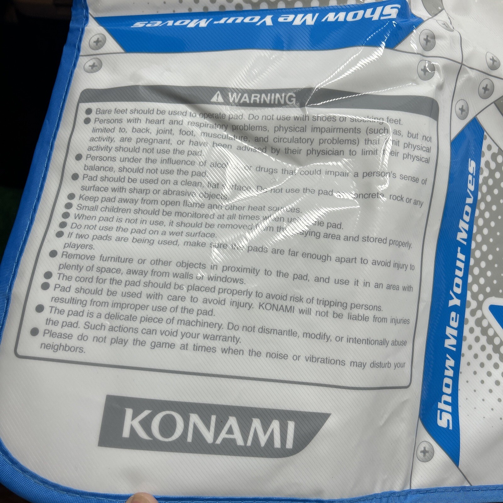 Wii Dance Dance Revolution DDR Mat Konami Wired Dance Pad Nintendo Wii ...