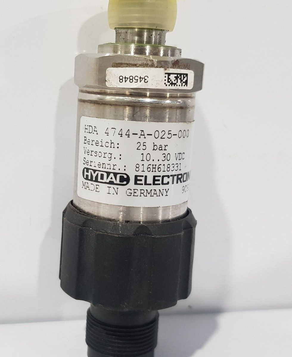 HYDAC ELECTRONIC HDA 4744-A-025-000 PRESSURE TRANSMITTER | eBay