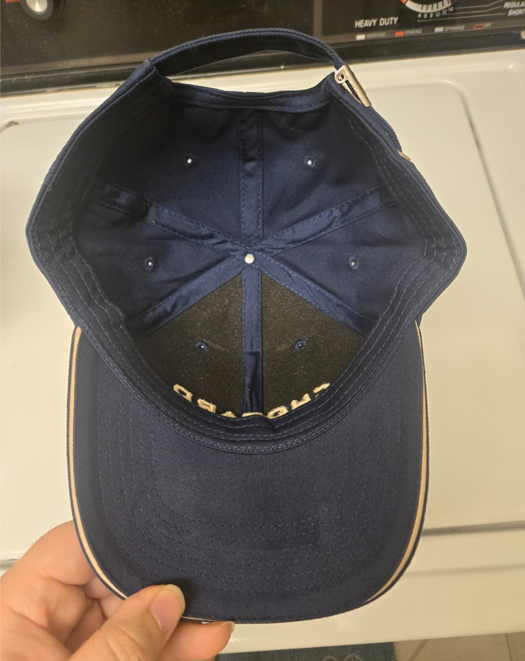 Chopard Baseball Watch Cap Hat Navy Blue Designer Adjustable ...