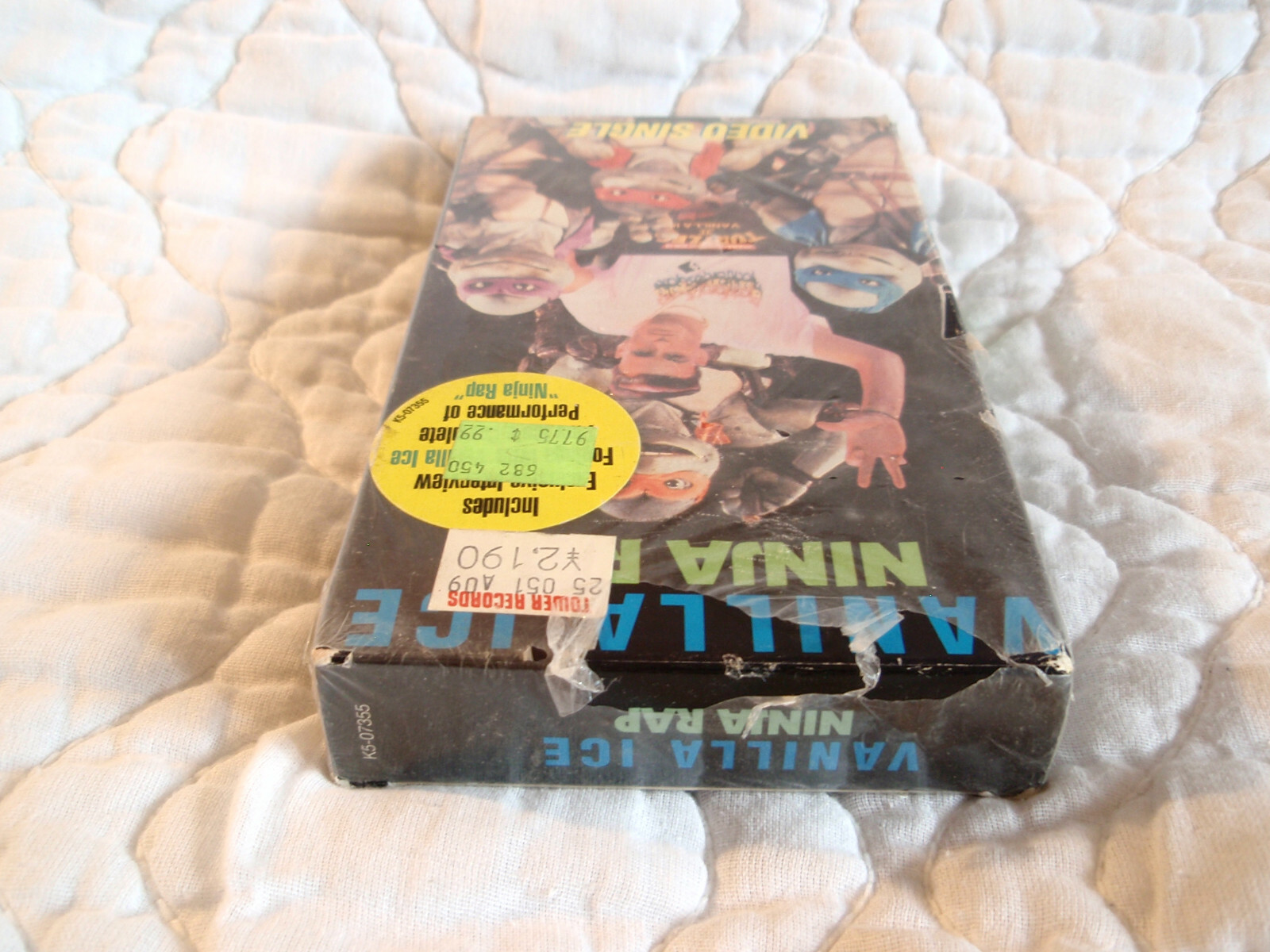 VANILLA ICE NINJA RAP VHS VIDEO SINGLE NEW SEALED TMNT TEENAGE MUTANT ...