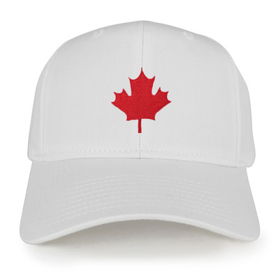 Canada Maple Leaf Embroidered 6 Panel Adjustable Baseball Cap | eBay