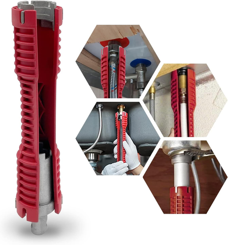 Basin Wrench, Faucet and Sink Installer Tool Multifunctional Plumbing ...