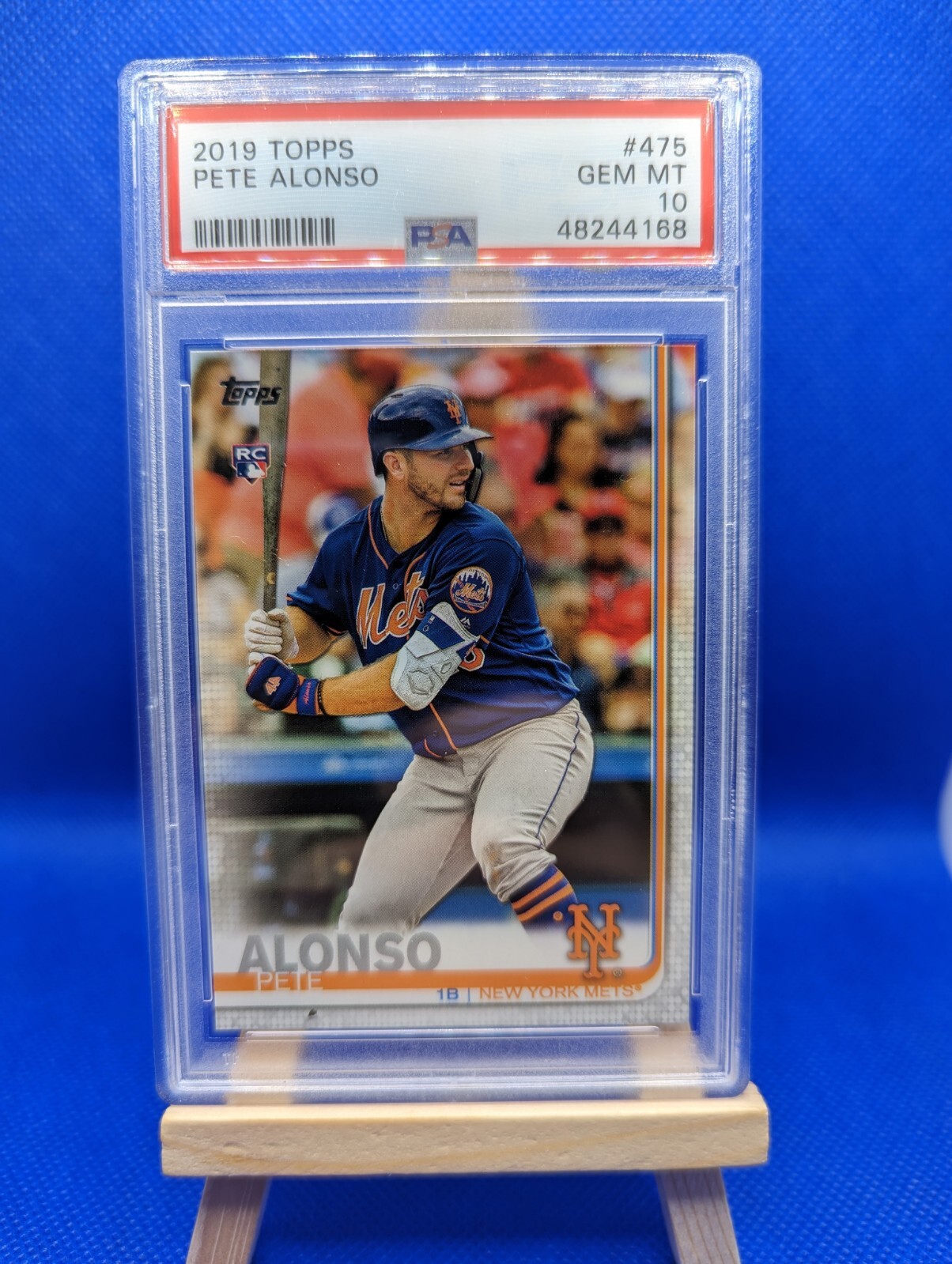 2019 Topps Pete Alonso Rookie Card RC #475 New York Mets PSA 10 GEM MT ...