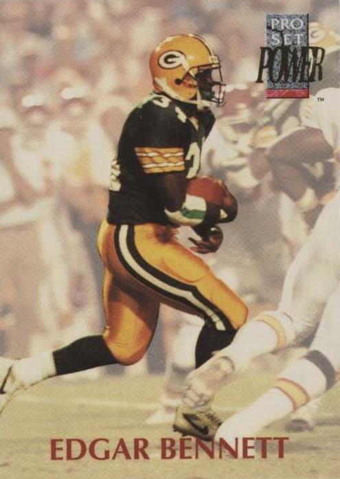 1992 Pro Set Power - Rookie Edgar Bennett #310 (RC) for sale online | eBay