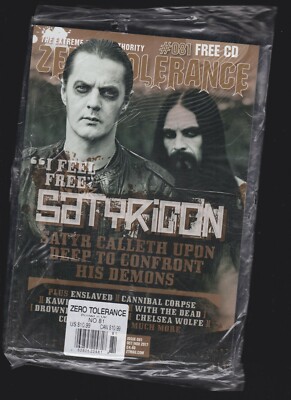 ZERO TOLERANCE MAGAZINE THE EXTREME MUSIC AUTHORITY #81 OCT/NOV 2017, W ...