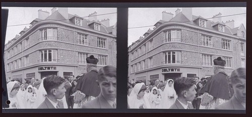 VIRE Kommunion Deltete STEREO FOTO NEGATIV c1950 FILM Vintage | eBay