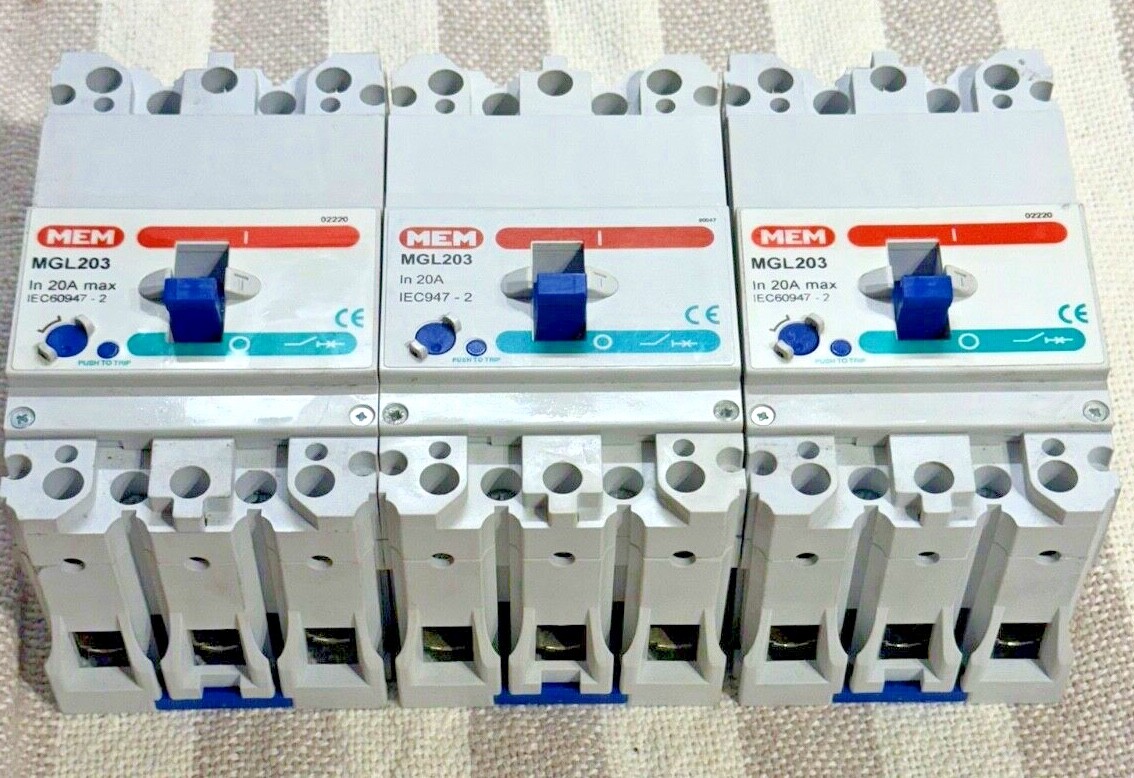 EATON MEM MEMSHIELD 2 MGL203 20A, MGL323 32A, MGL633 63A MGL1003 100A ...