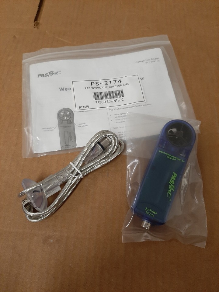 Pasco PS-2174 PASPORT Weather/Anemometer Sensor | eBay