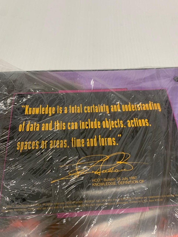 L Ron Hubbard Books The Student Hat Course Pack Scientology 1987 OPEN ...