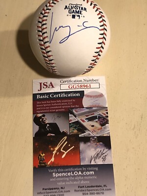LUIS CASTILLO Signed Autograph 2019 ASG All Star Baseball Cincinnati ...