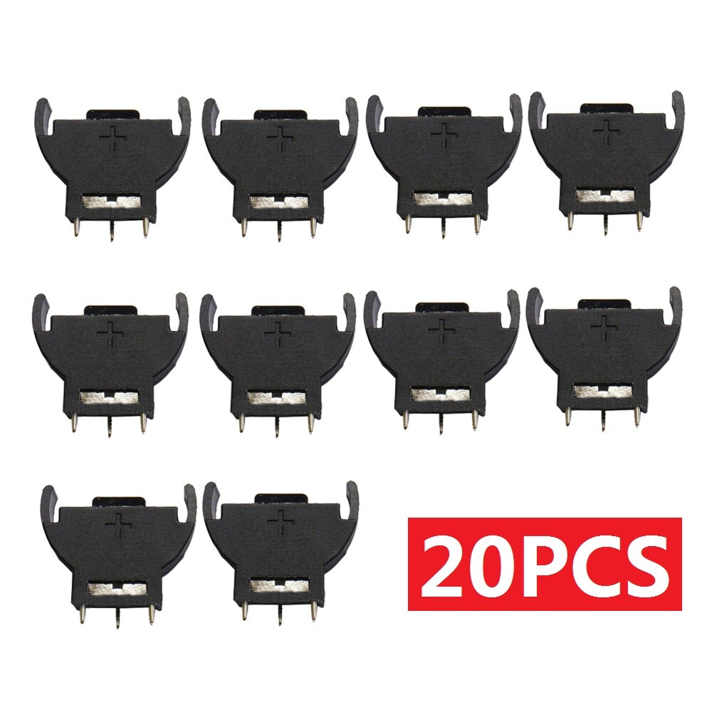 20 PCS For CR2032 2032 3V Cell Coin Battery Socket Holder Case | eBay
