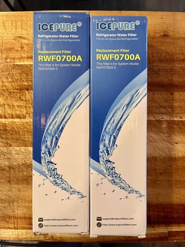 IcePure RWF0700A Refrigerator Water Filter 2 Pack Brand New | eBay