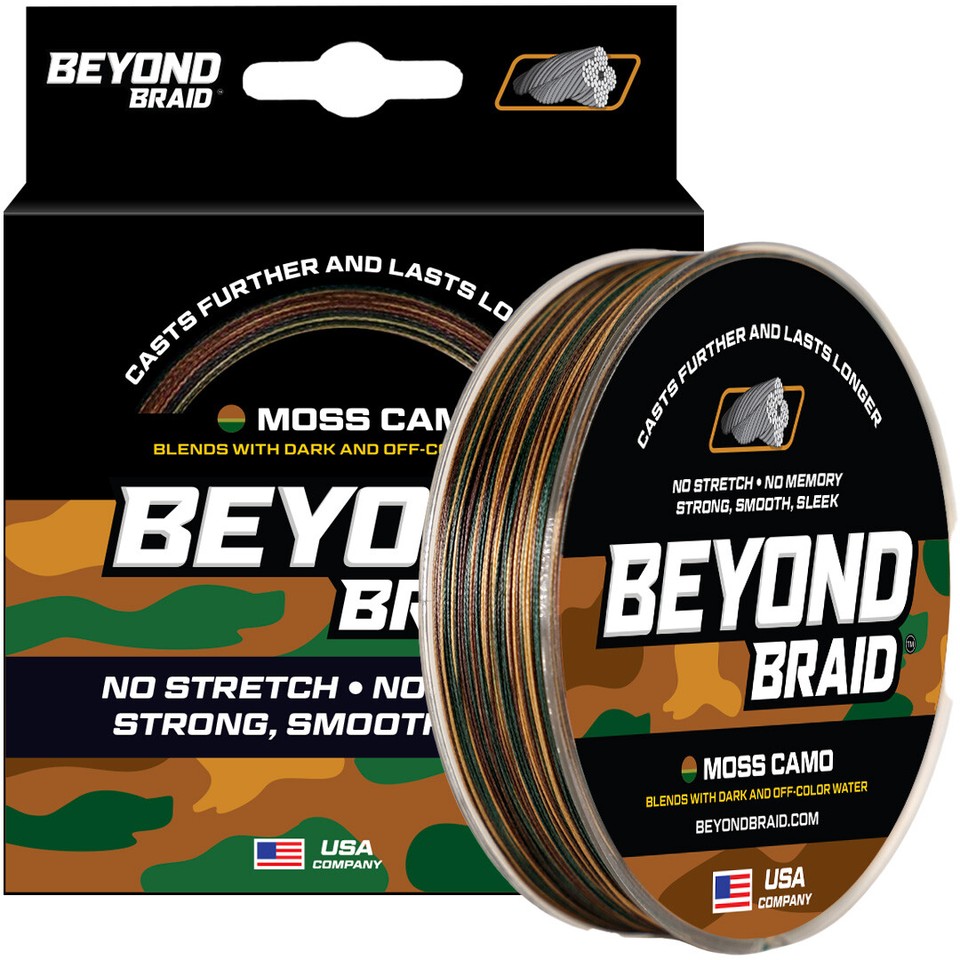 Beyond Braid Braided Fishing Line - Abrasion Resistant - No Stretch ...