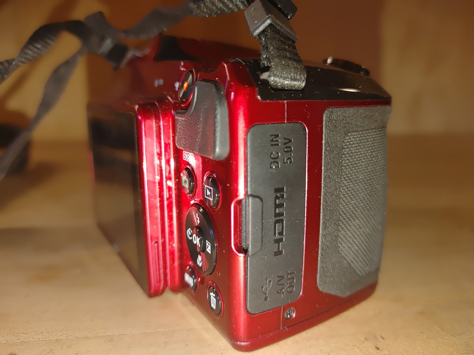 Nikon Coolpix L830 Red 16MP Digital Camera w/34x Zoom PARTS ONLY NOT ...